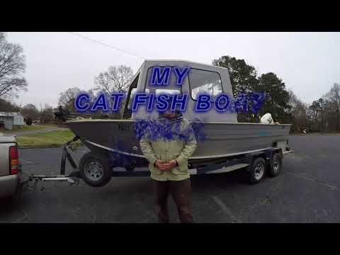 TOURNAMENT CATFISH BOAT SET UP AND WALK THROUGH PART 1 - YouTube