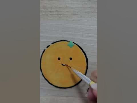 젤네일 귤 캐릭터 #shorts - YouTube