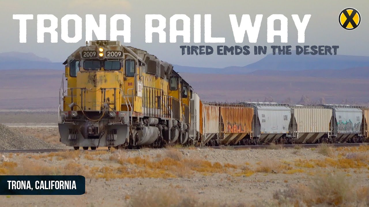 Tired EMDs on the Desolate Trona Railway [4K] - YouTube
