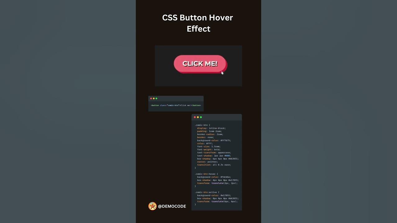 Css Button Hover Effect Animation Css Threejs Coding Developer Cssanimation Designs