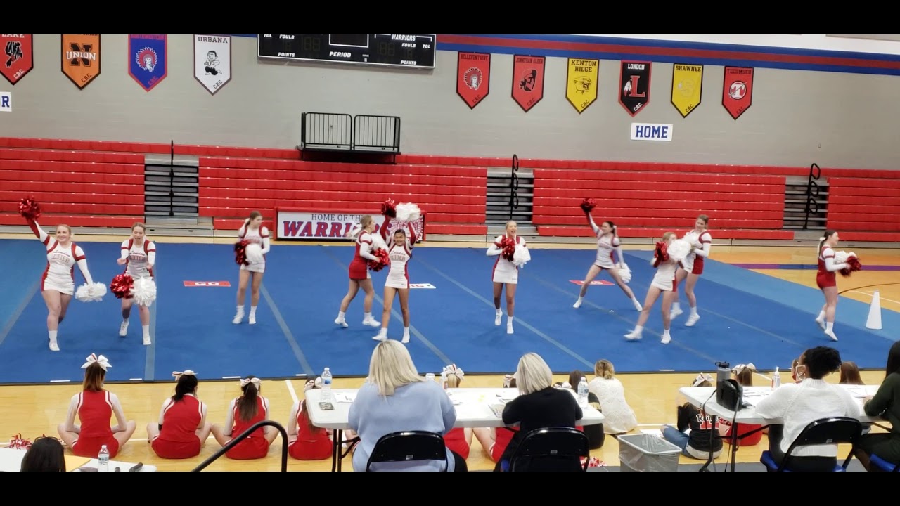 London Red Raiders varsity cheerleaders - YouTube
