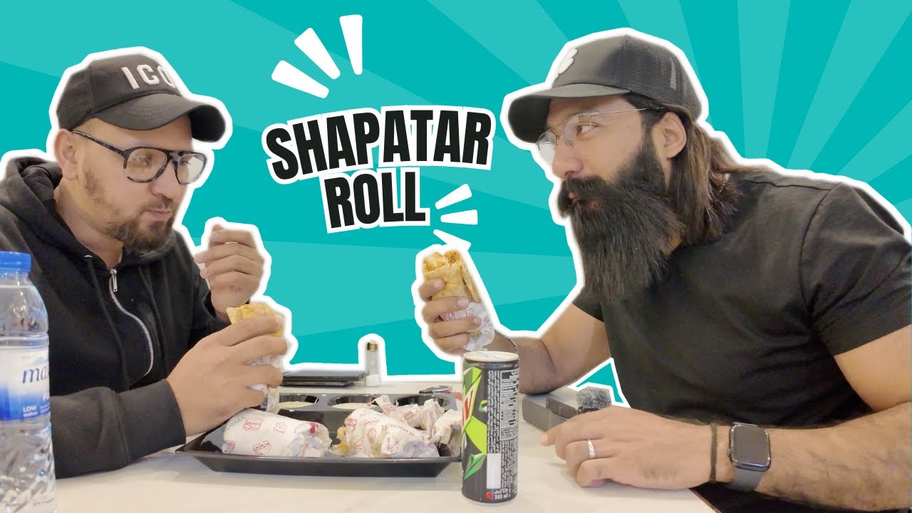Shapatar Roll Now in Dubai! 🇵🇰🔥 UK Cousin Reacts! 😋 - YouTube