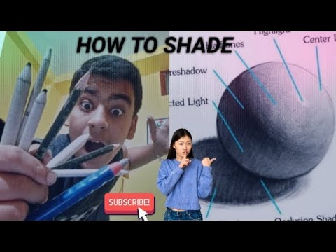 HOW TO SHADE?? shading tricks for beginners ️😁 #masterekansharts # ...