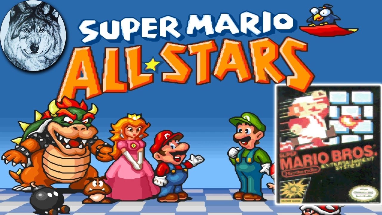 Super Mario All-Stars (SNES). Part 1/4. Super Mario Bros. 1. Игры 90-х ...