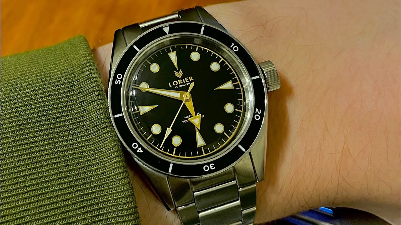 The All New Lorier Neptune 4 Diver Watch. - YouTube