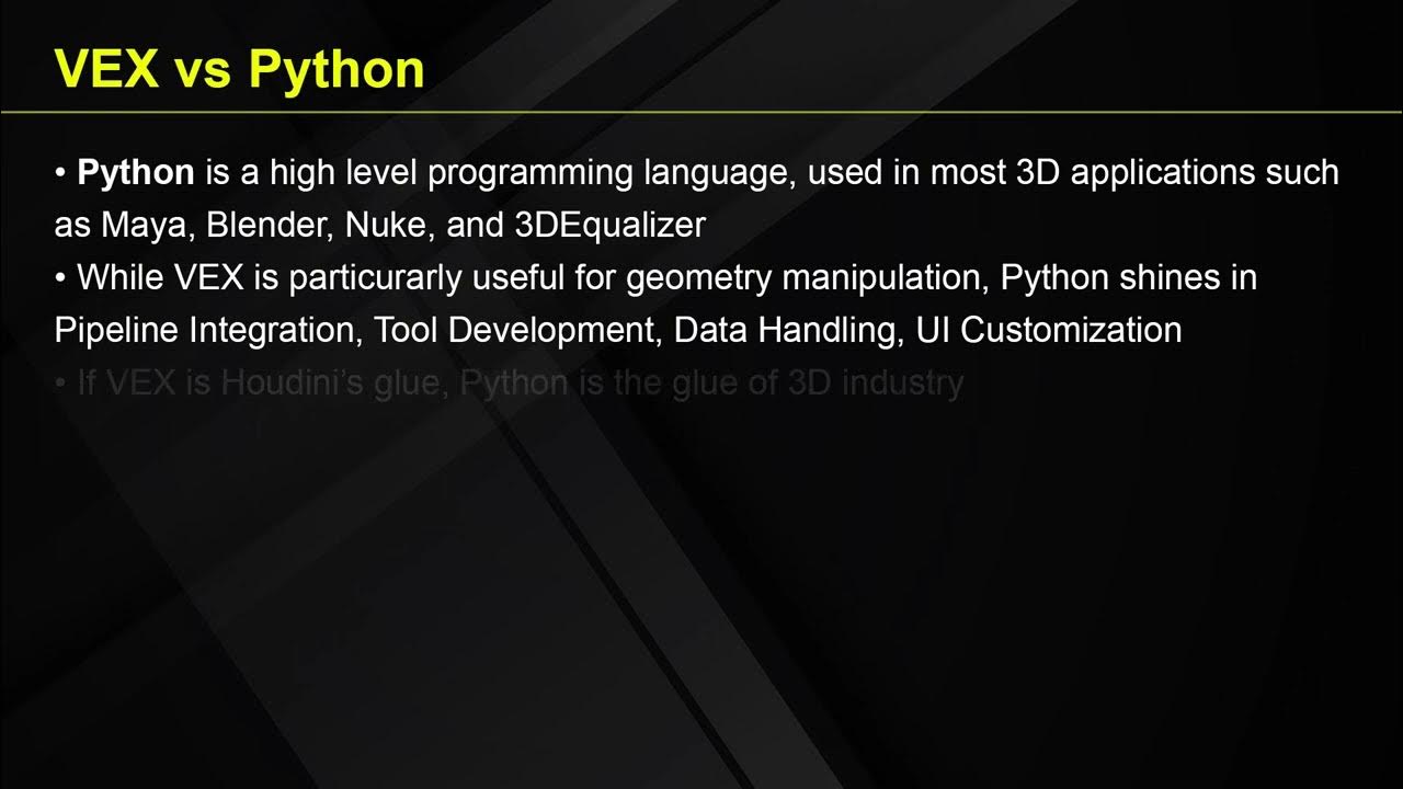 Houdini VEX | 06 - VEX vs Python - YouTube