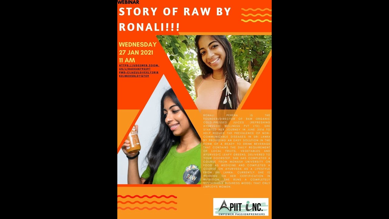 APIIT Entrepreneurs - Raw by Ronali - YouTube