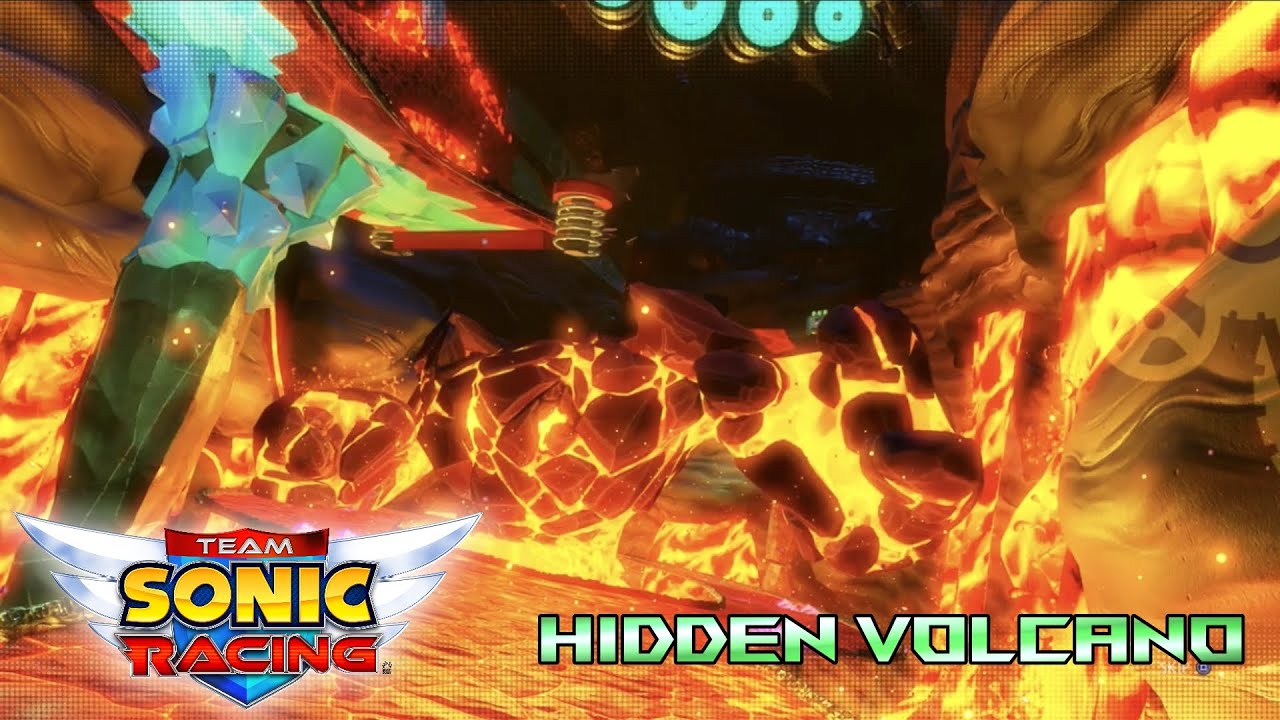 Team Sonic Racing - Hidden Volcano (Glacierland: 3/3) - YouTube