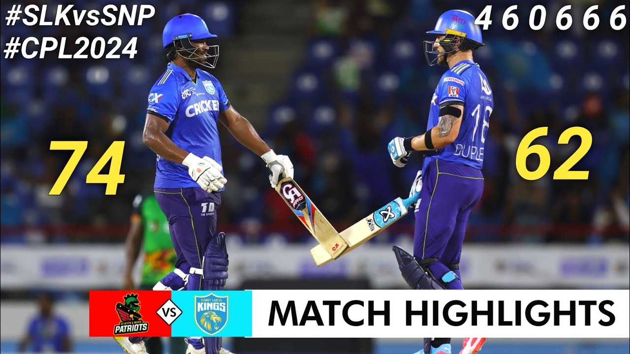 SNP vs SLK 14th Match CPL 2024 Highlights | CPL Highlights 2024 | SNP vs SLK Highlights 2024 ...