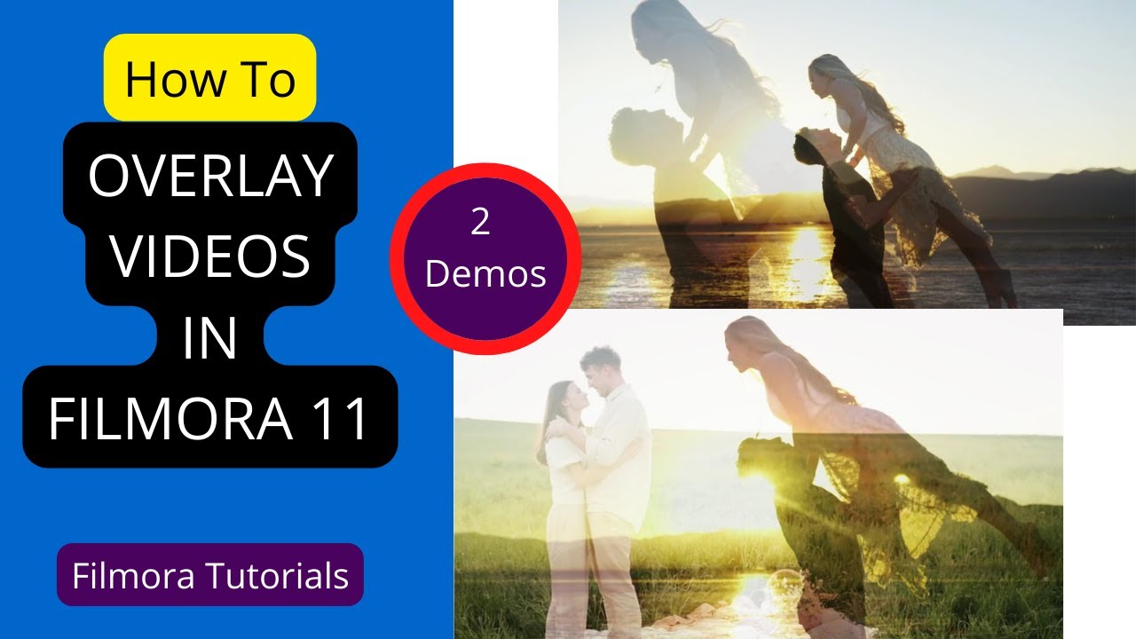 How to OVERLAY Video in Filmora 11 | Filmora overlay video effects ...