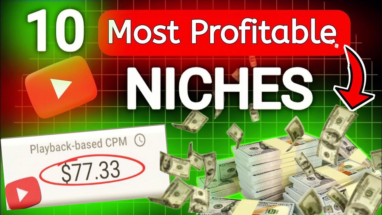 Top 10 Most Profitable Niches On YouTube | Highest CPM Niches On ...