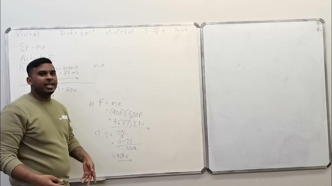 Engineering Science N4 Lesson 10 Dynamics - YouTube