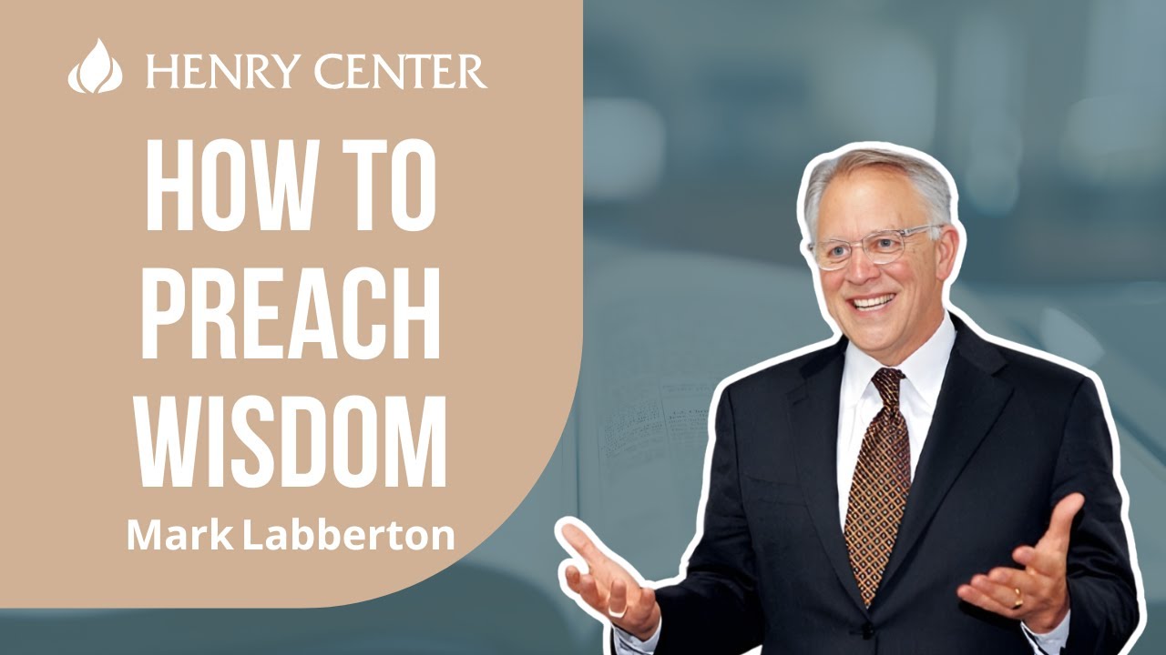 How to Preach Wisdom | Mark Labberton - YouTube