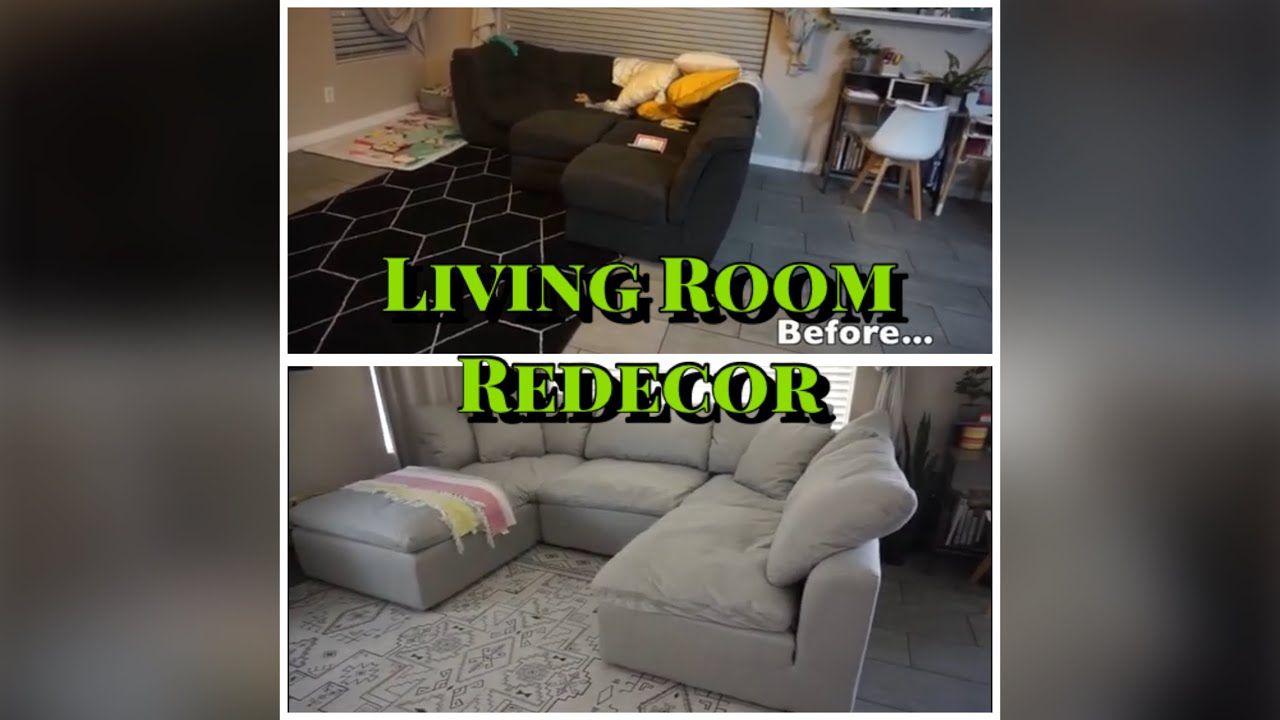 TRANSFORMING OUR LIVING ROOM - YouTube