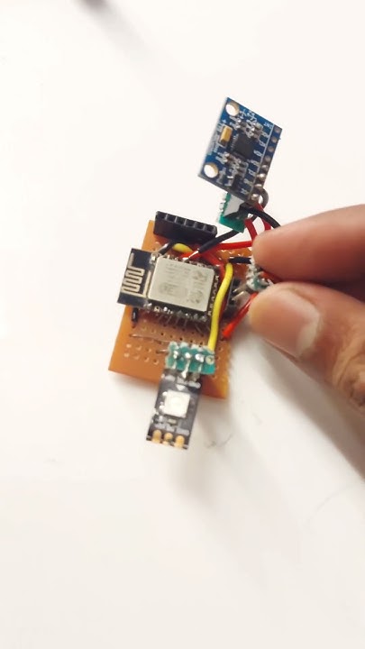 Control RGB LED colors with a tilt! Using MPU6050 and ESP8266 - YouTube