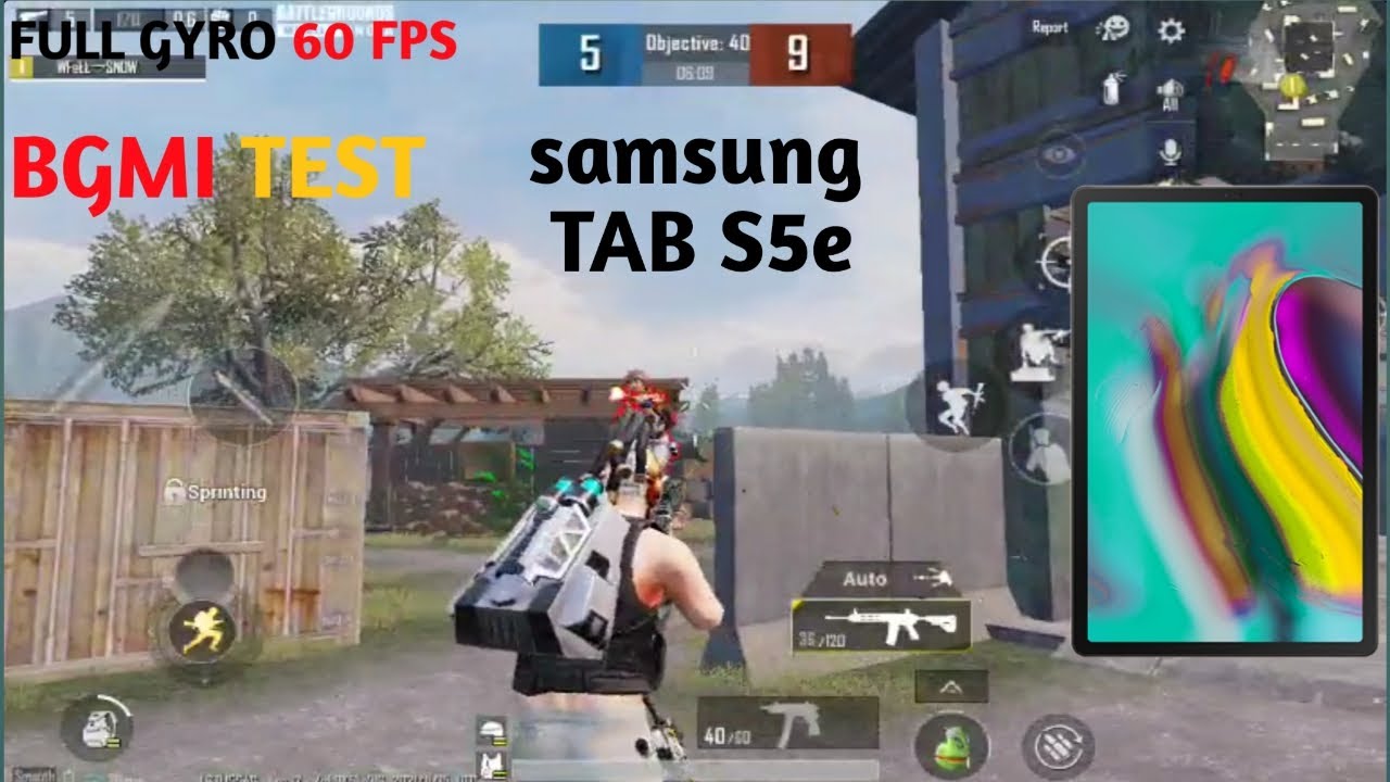 Samsung tab S5e BGMI/PUBG TEST | FULL GYRO 60 fps . - YouTube
