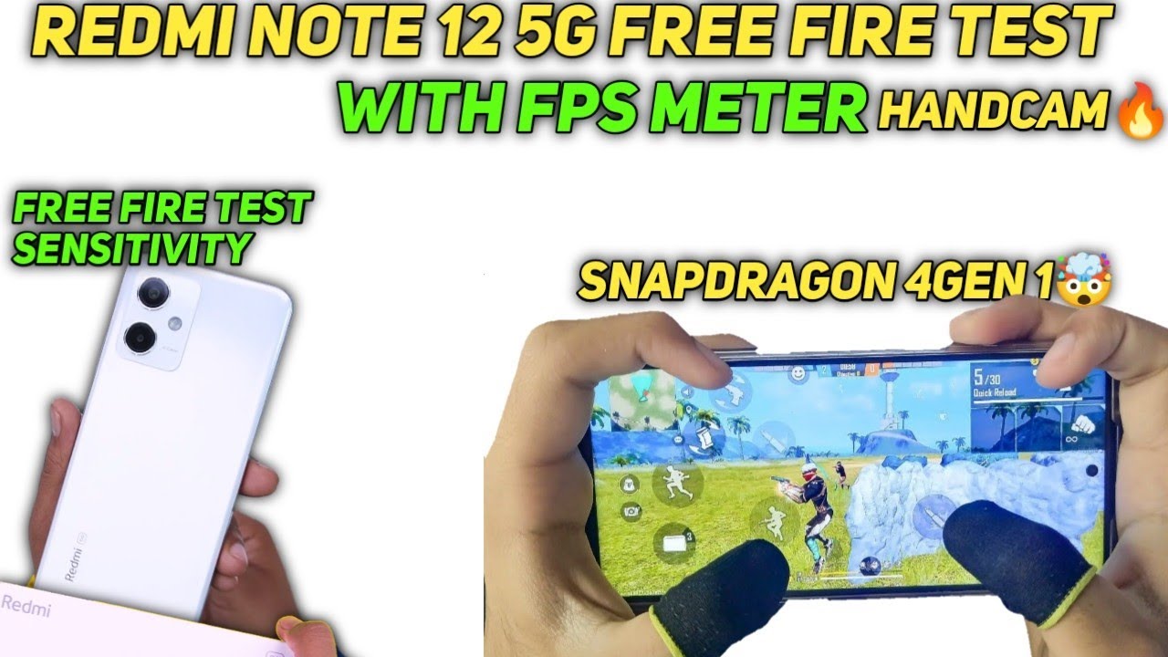 REDMI NOTE 12 FREE FIRE TEST | REDMI NOTE 12 FREE FIRE GAMEPLAY | - YouTube