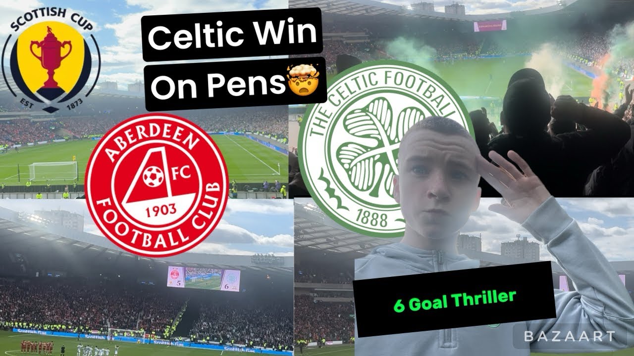 Celtic Win On PENS🤯🧨(Scottish Cup Semi Final 6 goal thriller) Aberdeen ...