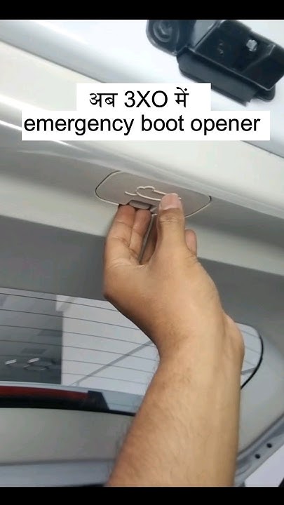 mahindra 3XO how to open boot in emergency #shorts #mahindra #viral #3xo - YouTube