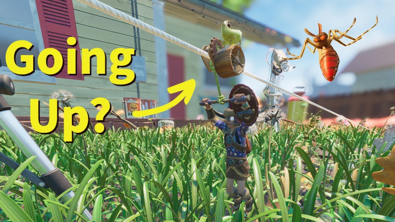 Grounded New Update | How to go up ziplines - YouTube