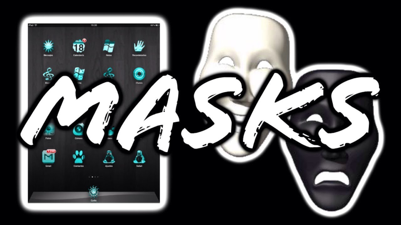 Mask || Como cambiar de forma los iconos de las Apps en el iPad iPhone ...