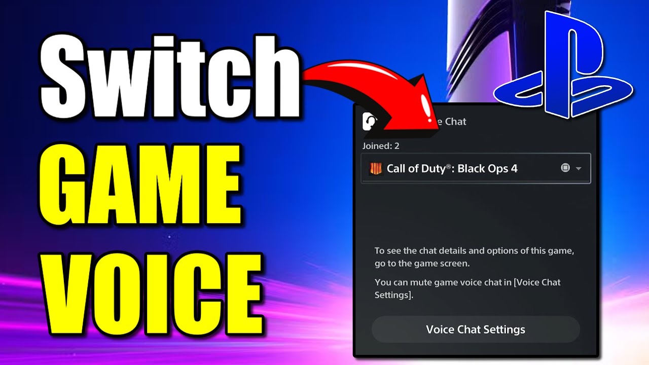 How to Switch to the GAME Voice Chat on PS5 Party (Best Method) - YouTube