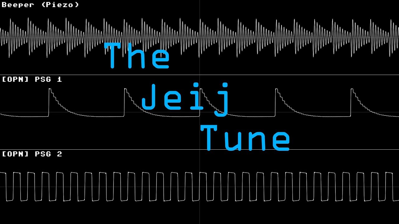 Jeij Tune (NEC PC-88 (with PC-8801-11)) - YouTube