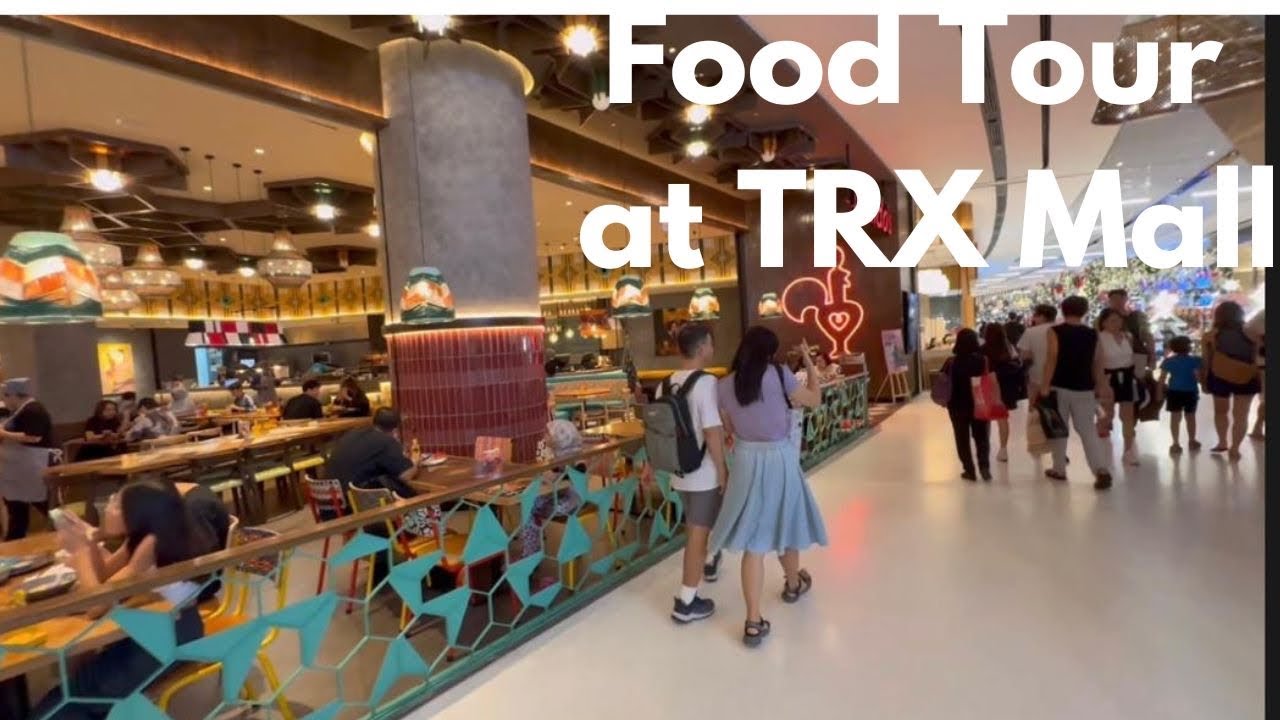 Exploring the Delicious Food at Exchange TRX Mall, Malaysia! - YouTube