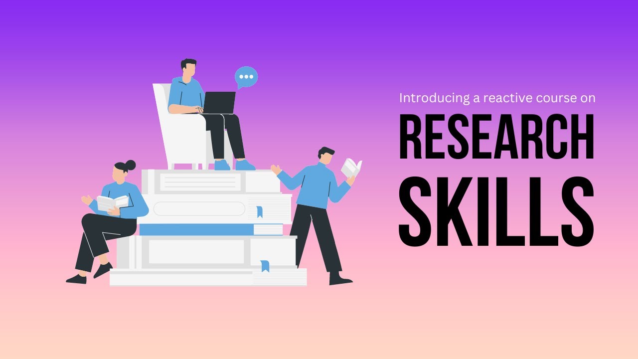 Introducing a Reactive Course on Research skills | Curious Wings - YouTube