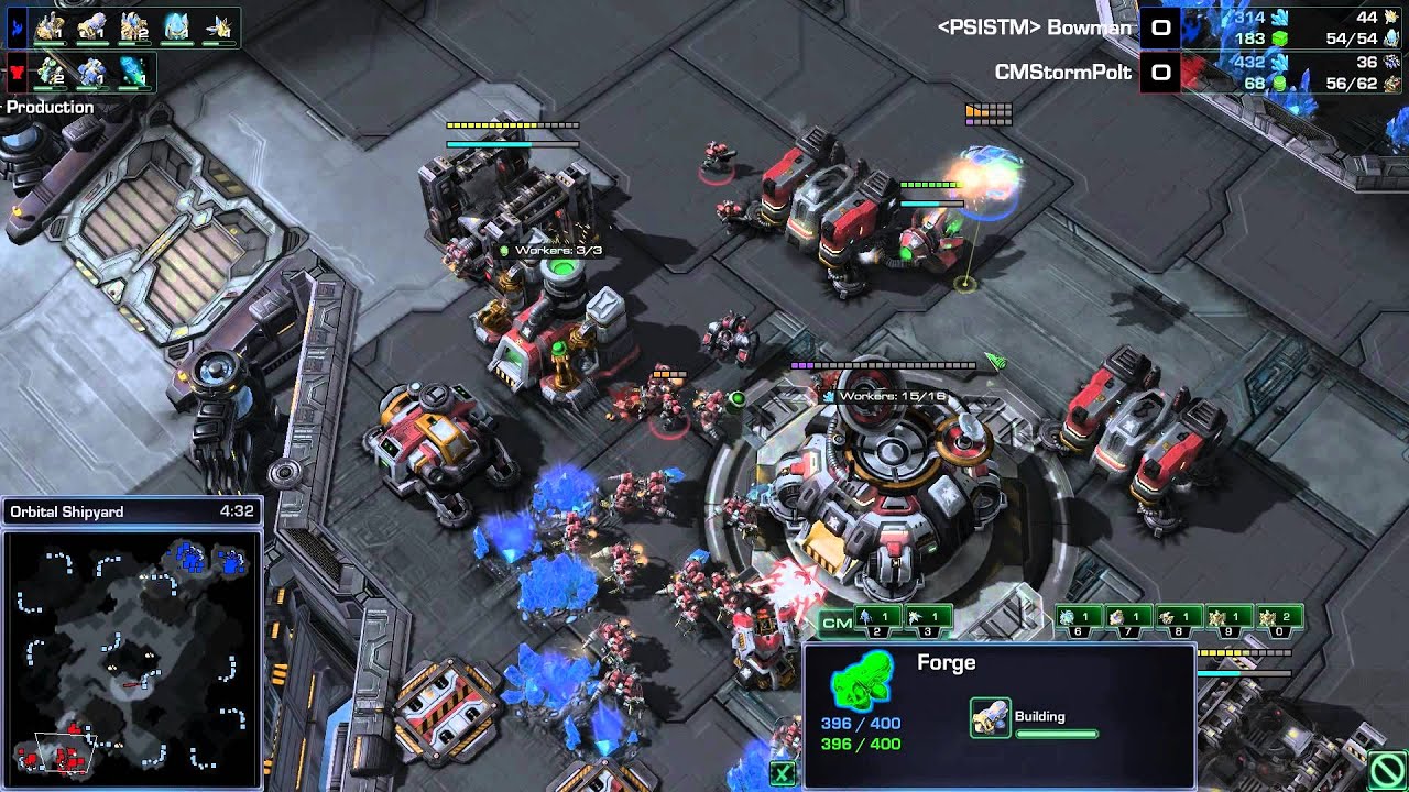 SC2 Legacy of the Void - Bowman (P) VS Polt (T) On Orbital Shipyard ...