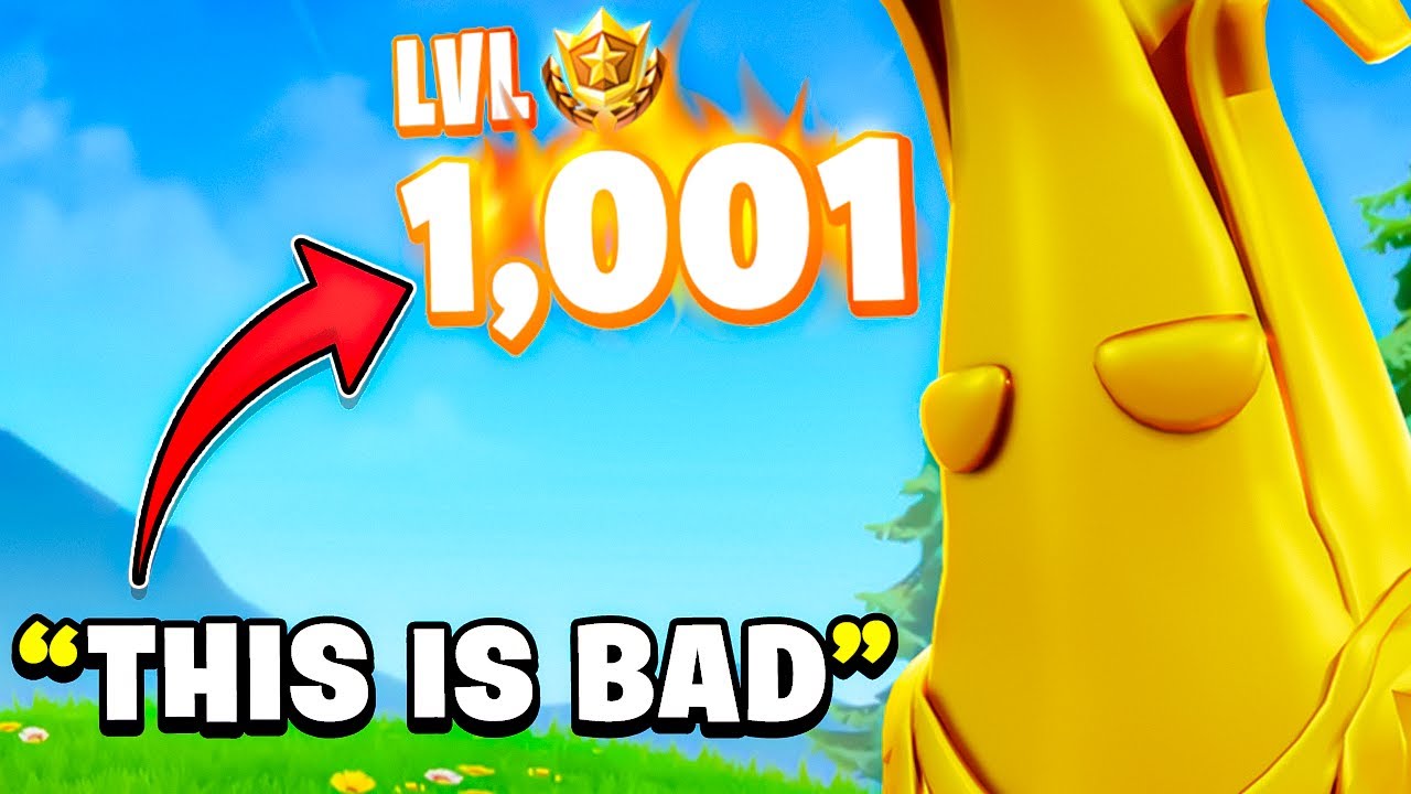 Don't Hit Level 1,001 in Fortnite Battle Royale - YouTube