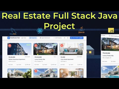 Java Full Stack Project Springboot react - YouTube