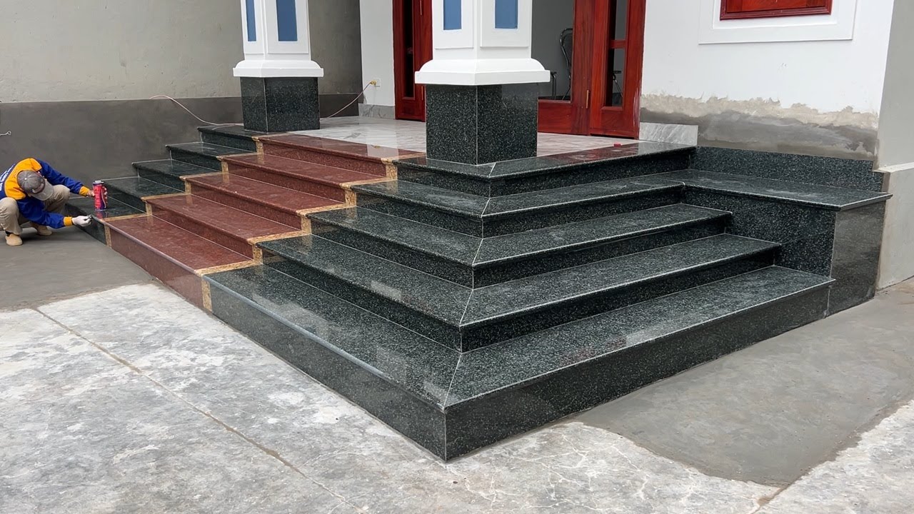 Porch Stone Granite Slab Steps