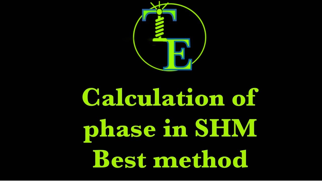 Phase in SHM | Method to find out phase | Phase of different positions ...