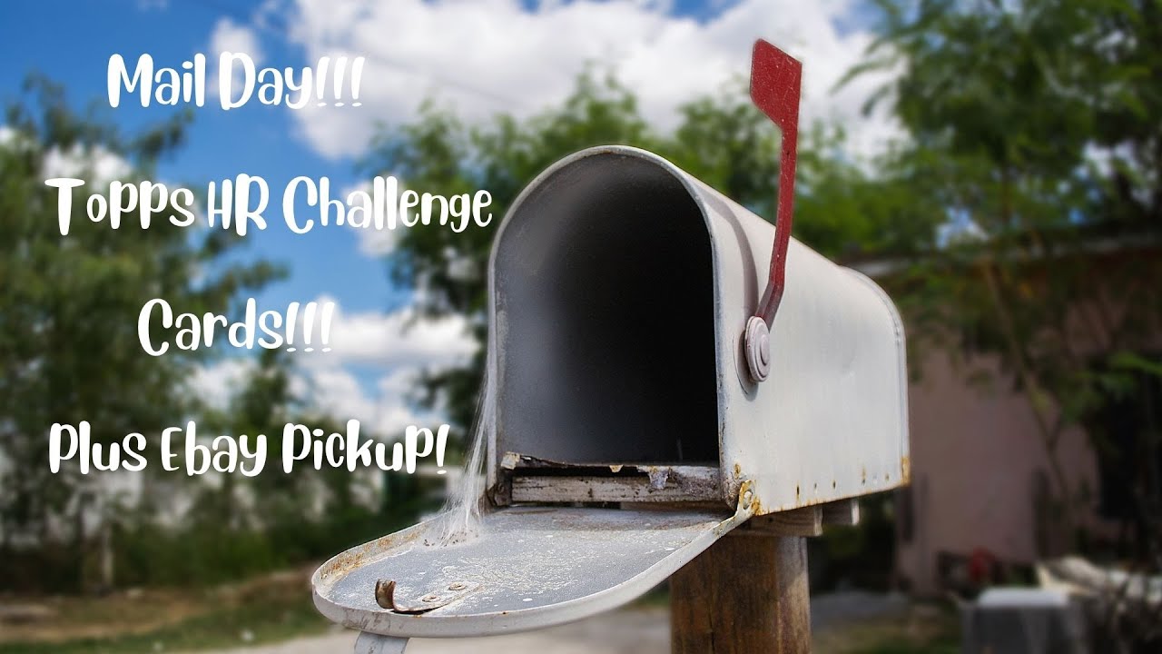 Mail Day!! Topps HR Challenge Cards Reveal!! Plus Ebay Pickup! - YouTube