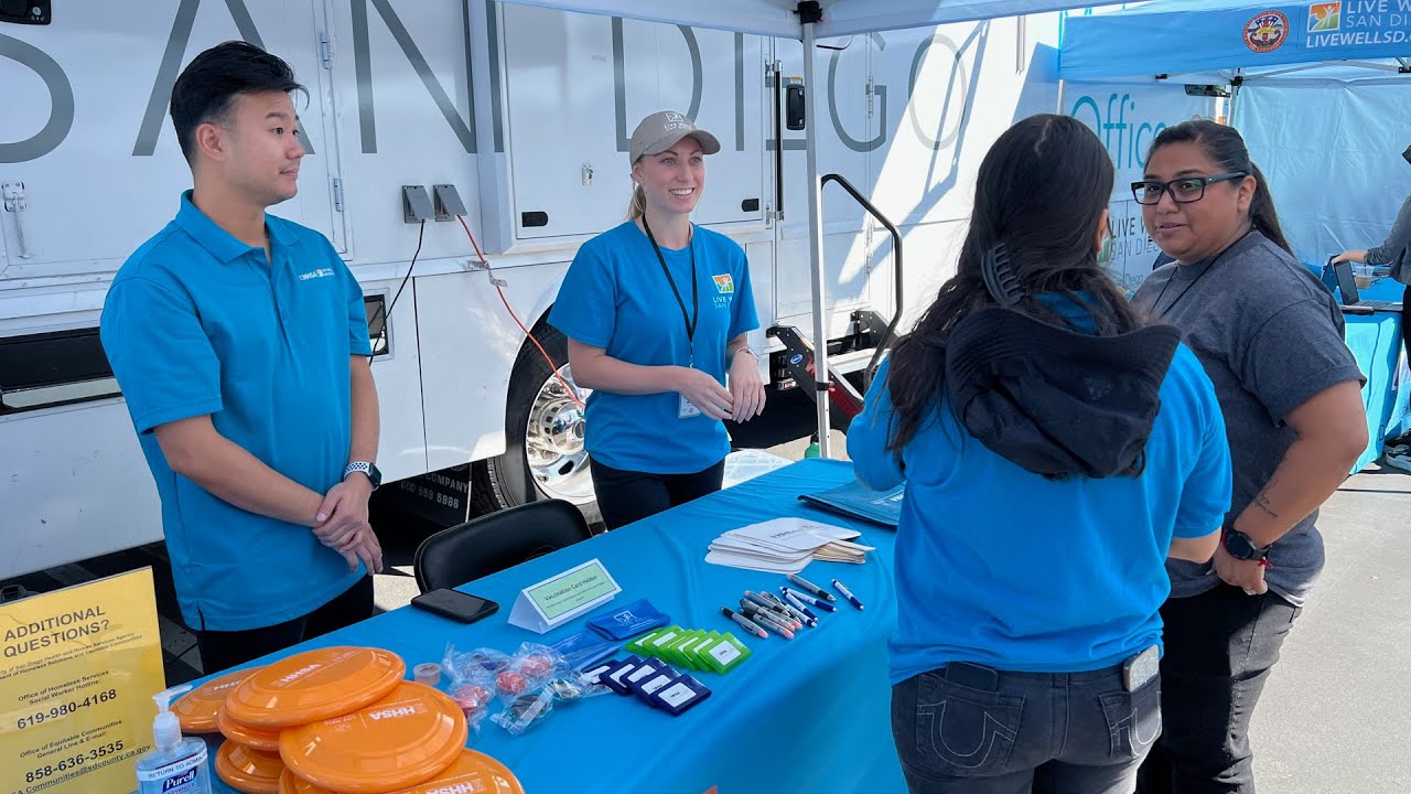 Mobile Homeless Resource Fair - YouTube