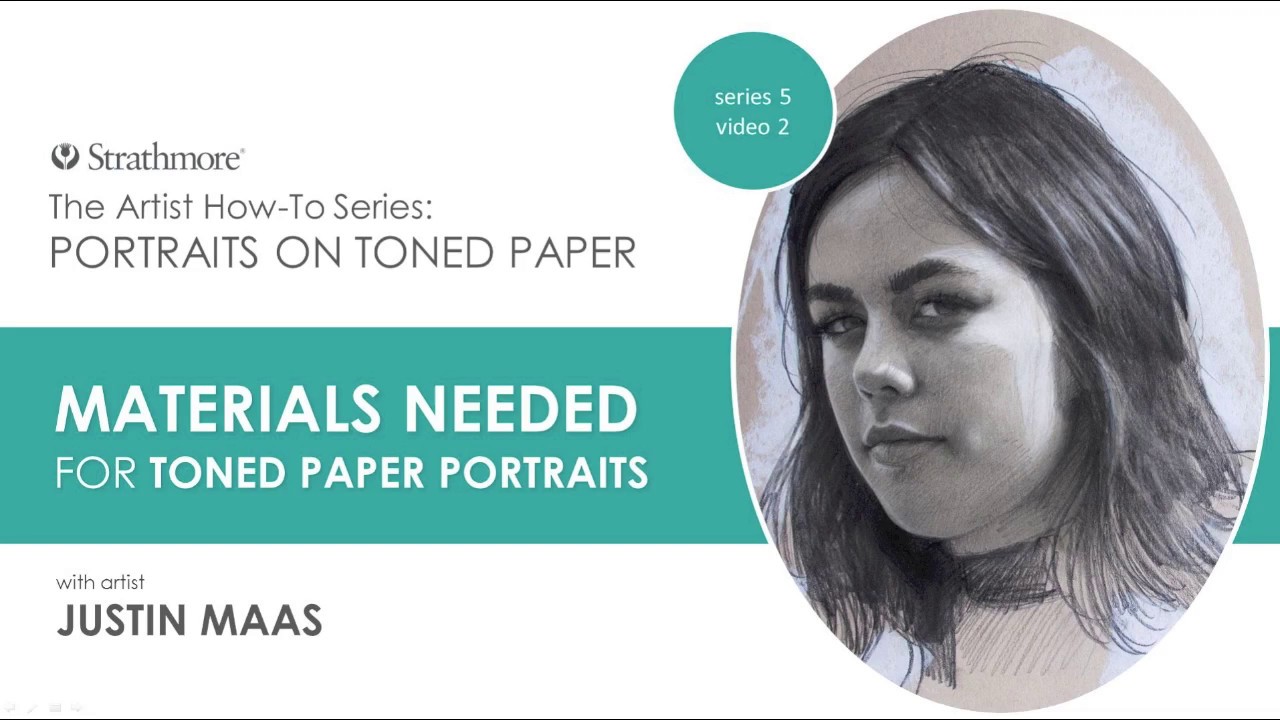 The Materials I use in my Toned Tan Drawings - YouTube