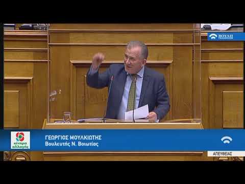 ΤΟΠΟΘΕΤΗΣΗ ΓΙΩΡΓΟΥ ΜΟΥΛΚΙΩΤΗ ΣΤΗΝ ΒΟΥΛΗ ΓΙΑ ΕΑΒ ΚΑΙ ΕΑΣ - YouTube