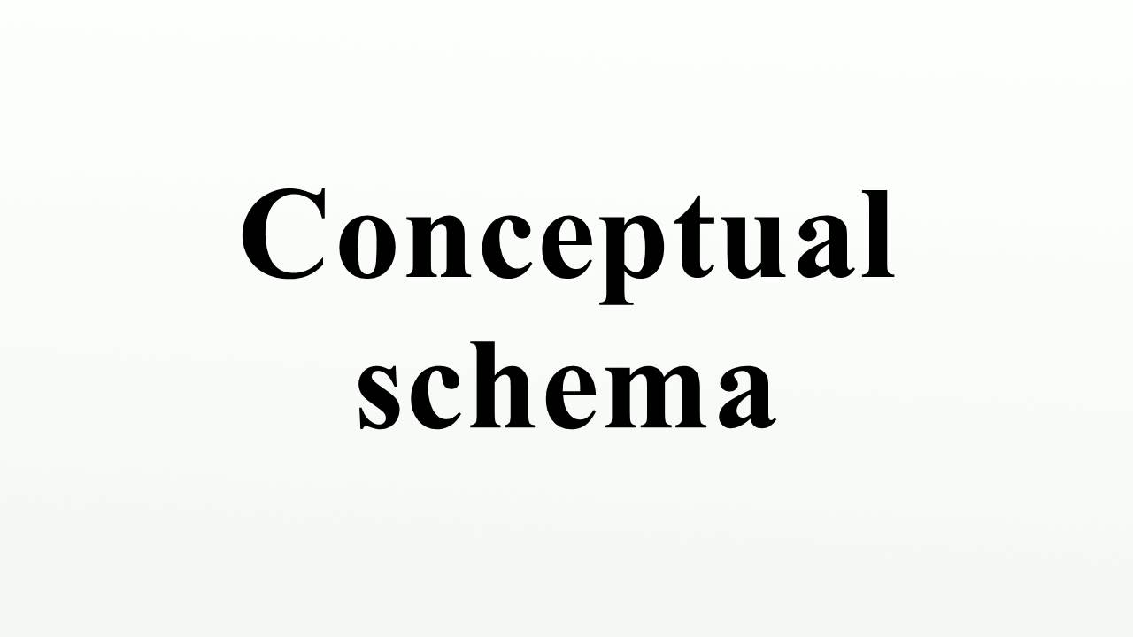 Conceptual schema - YouTube