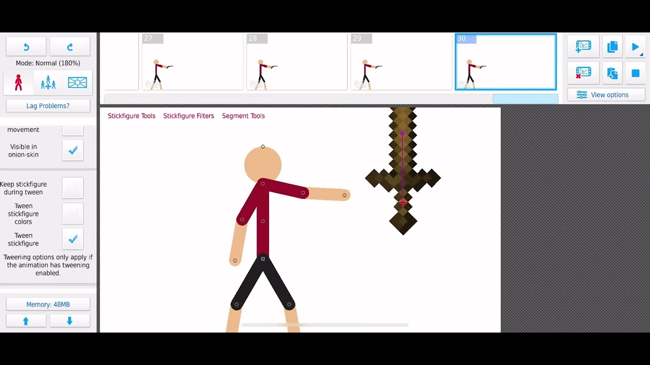 How to use weapons stick nodes - YouTube