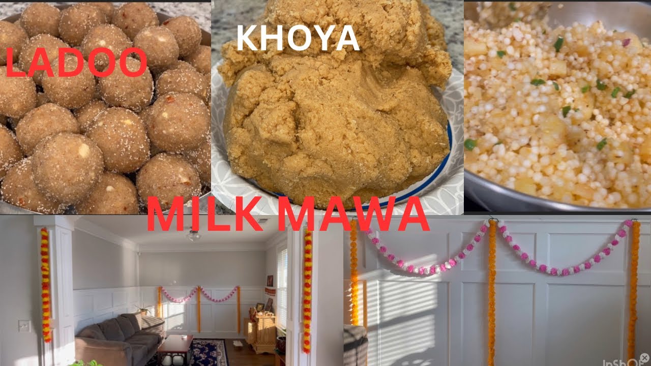 Milk Mava Peda, Churma Ladoo for Diwali | Last minutes Diwali ...