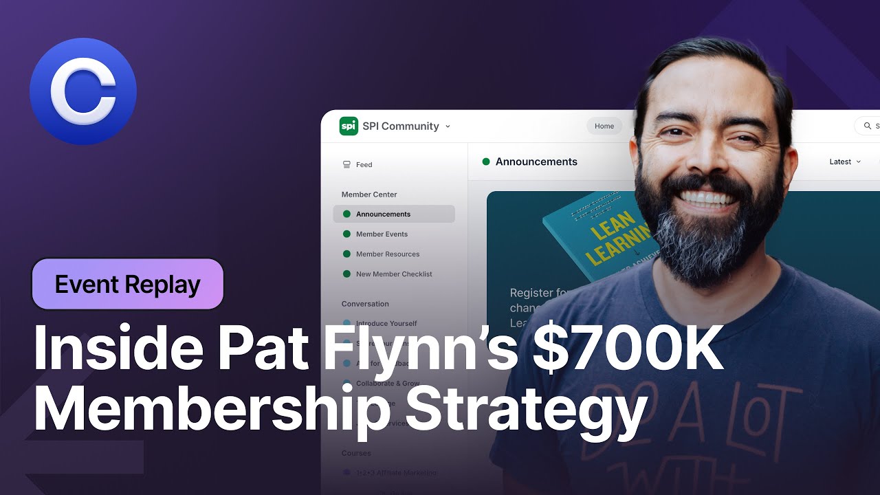 Pat Flynn Reveals His $700,000 Circle Community Business - YouTube