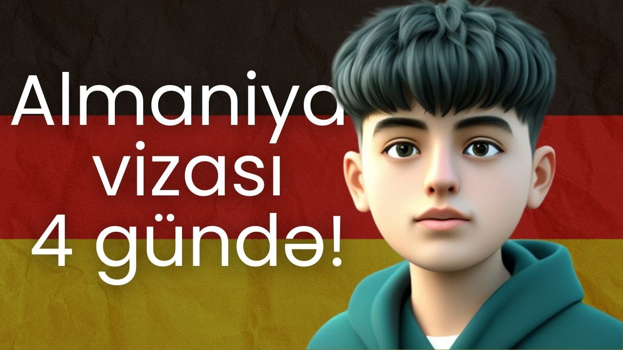 🇩🇪4 GÜNDƏ Almaniya Tələbə Vizasını Necə Aldım? - YouTube
