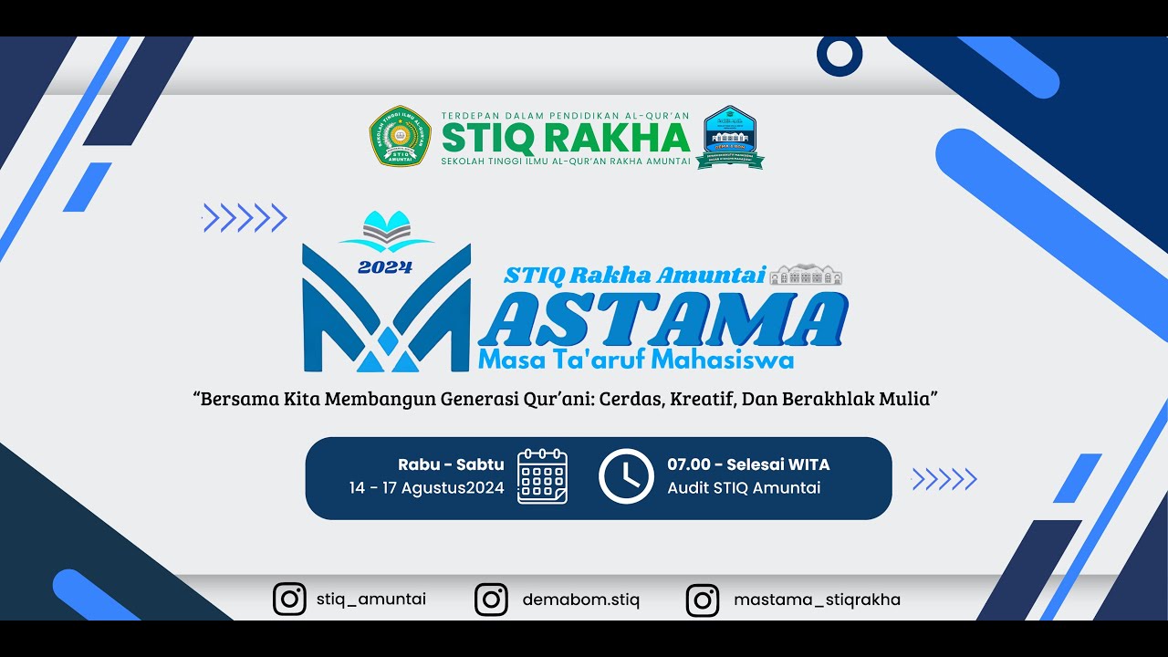 [LIVE] PEMBUKAAN MASTAMA STIQ RAKHA AMUNTAI 2025-2025 - YouTube