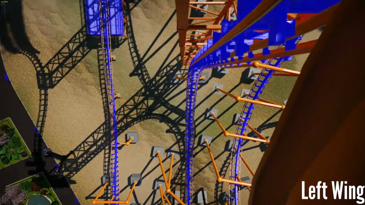 Paradise Park: Chaos - On-Ride (Planet Coaster) HD - YouTube