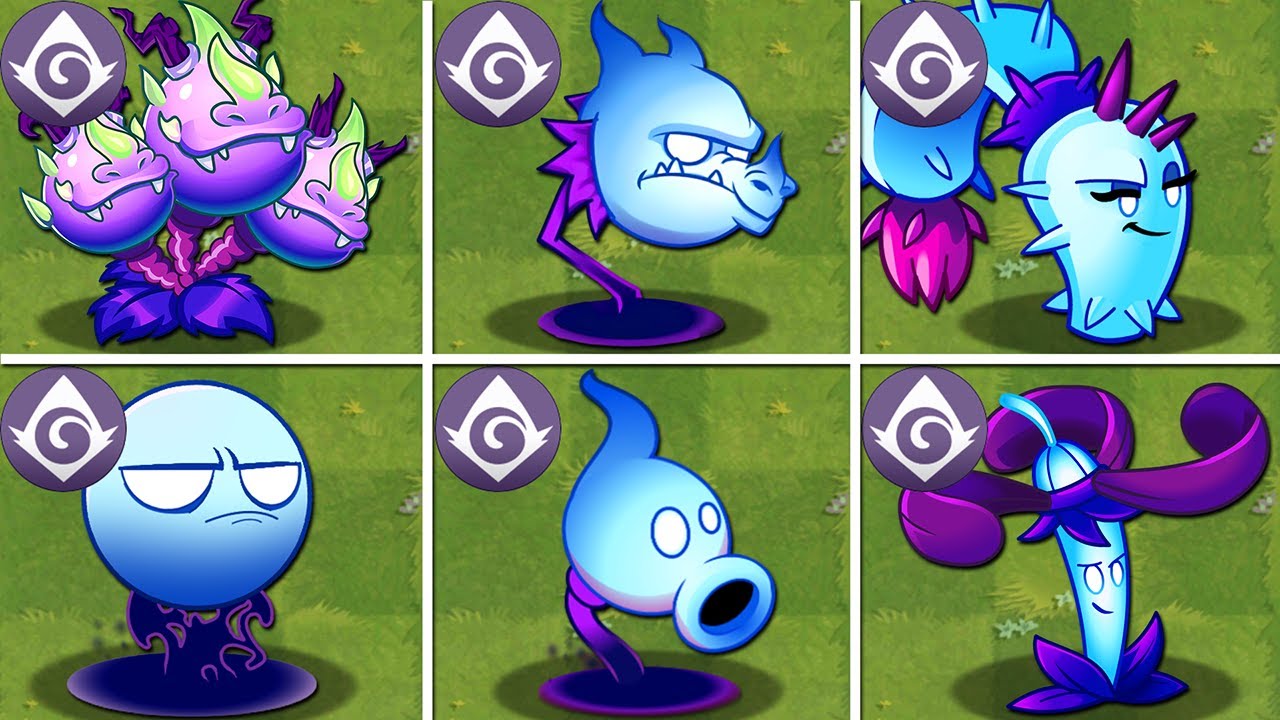 PvZ 2 Final Boss - All SHADOW & MINT Plants Power-Up vs PvZ 2 All Final ...