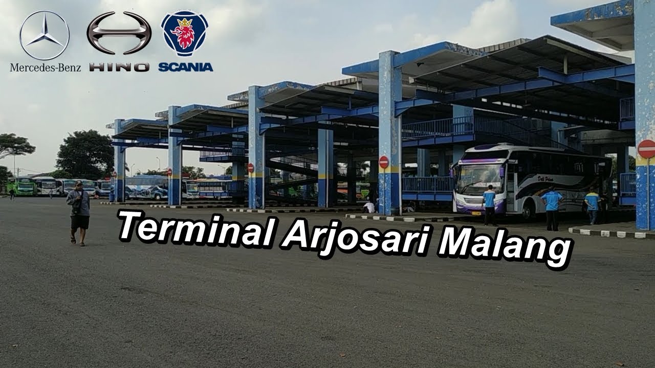 Kesibukan di Terminal Arjosari Malang || Banyak Bus Keren & Bus Premium ...
