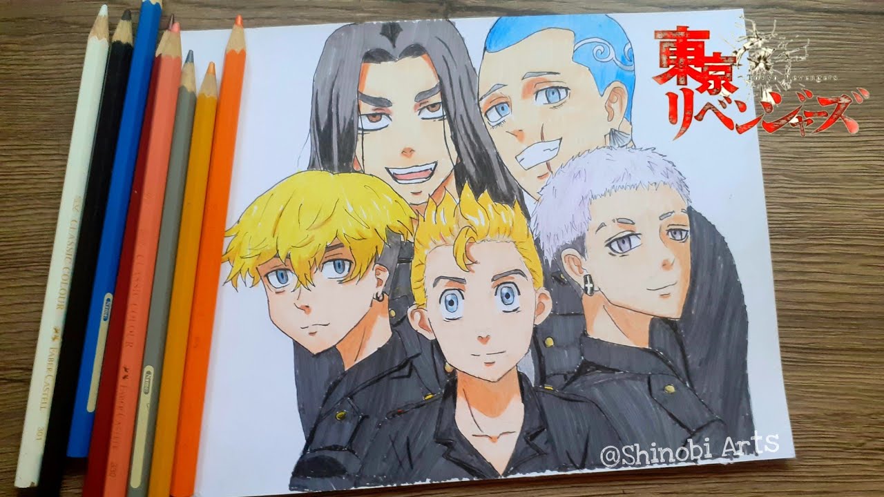 Drawing Tokyo Manji Gang Division Captains - Tokyo Revengers 東京卍リベンジャーズ ...