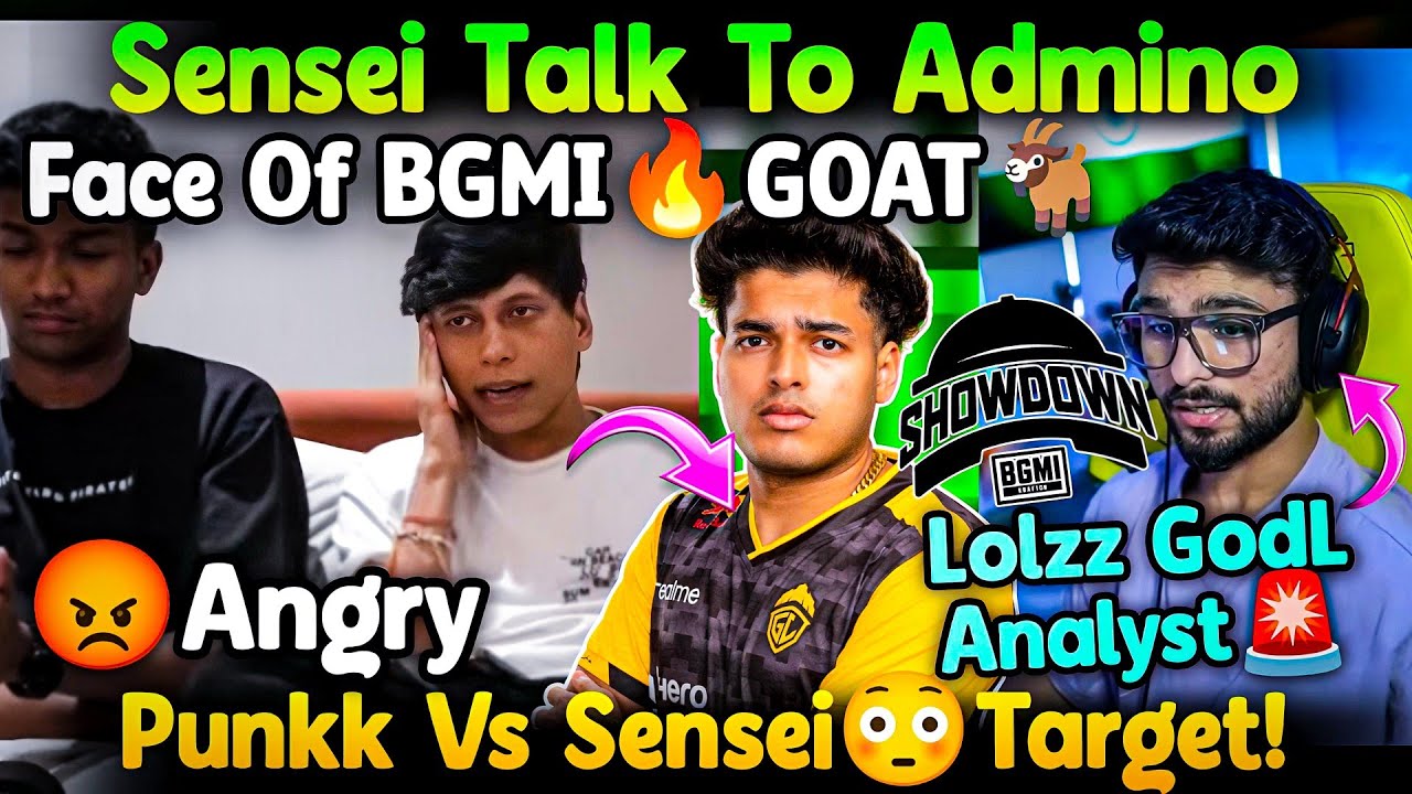 Sensei Angry😠 Talk To Admino🚨 Sensei Target Punkk😳 Jonathan GOAT🐐 Lolzz ...