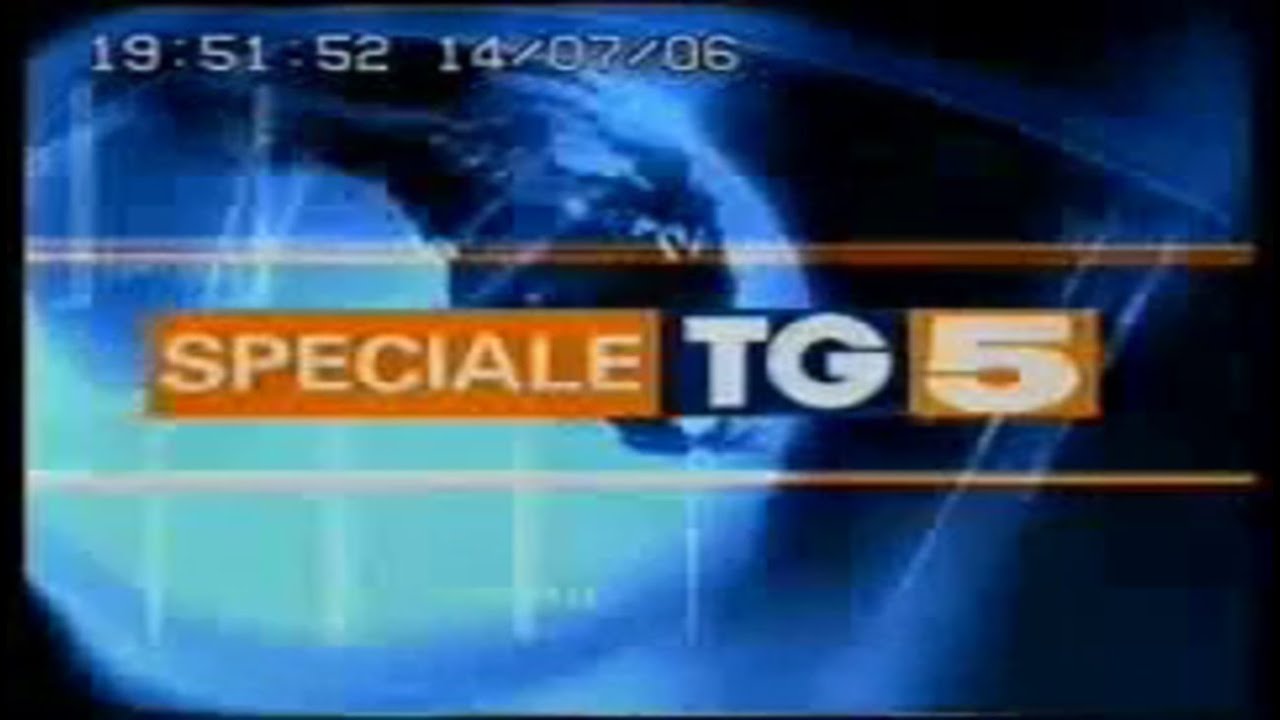 *RARO* SPECIALE TG5 e titoli ore 20 - 14 luglio 2006 - YouTube